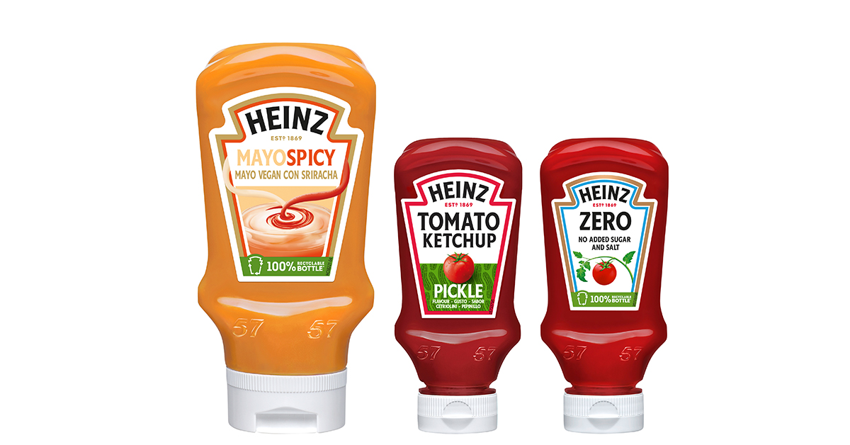 Da Heinz arrivano tre novità: Ketchup Pickle, Mayo Spicy e il mini ...
