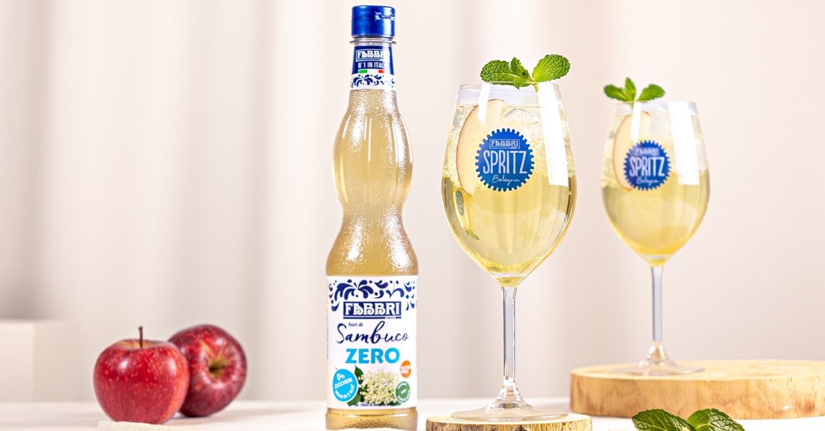 Sambuco Zero Fabbri: a Spritz Hugo without added sugars - CIBUS LINK